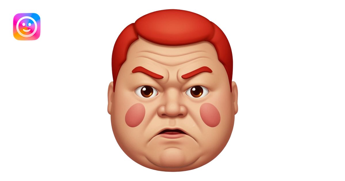 fat man sharting emoji | AI Emoji Generator