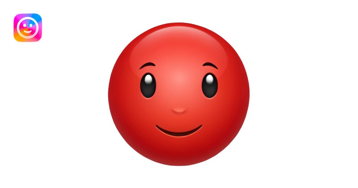 make it red emoji | AI Emoji Generator