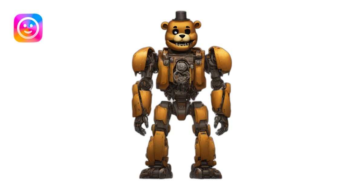 freddy fazbear mecha emoji | AI Emoji Generator