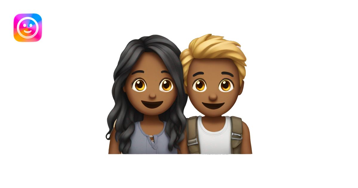 Best friends emoji | AI Emoji Generator