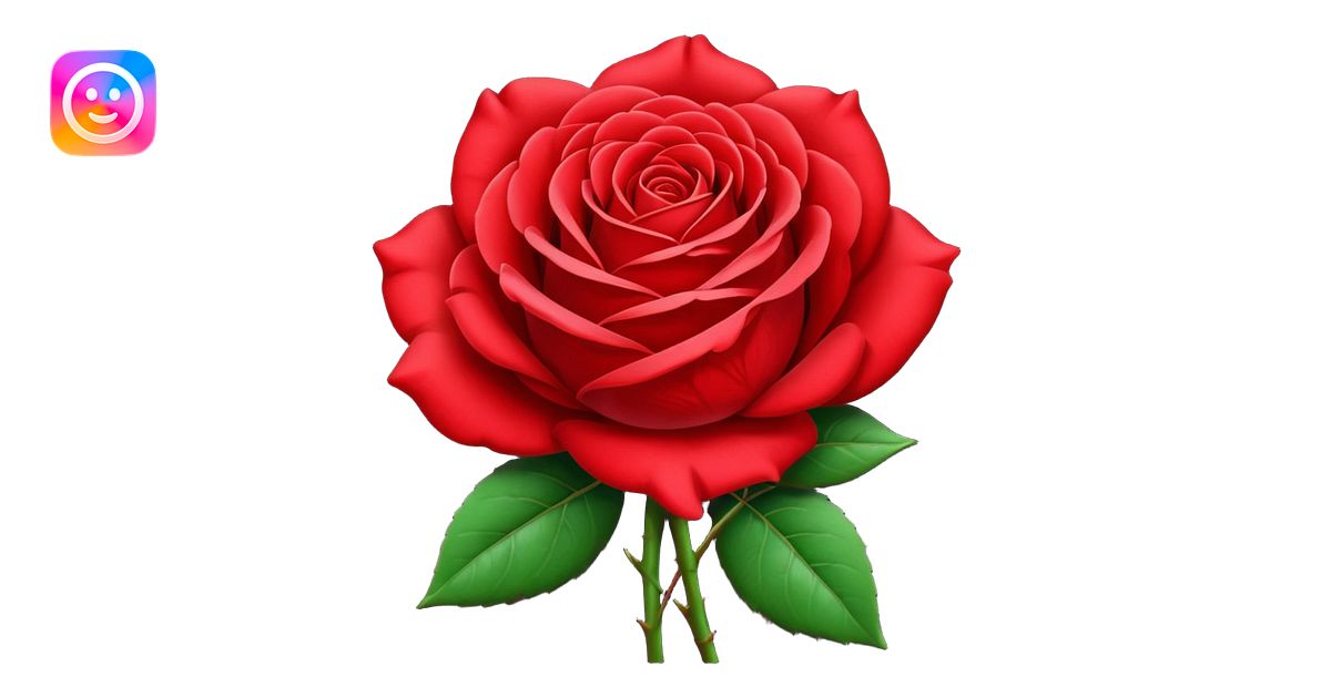 create a emoji of rose emoji | AI Emoji Generator