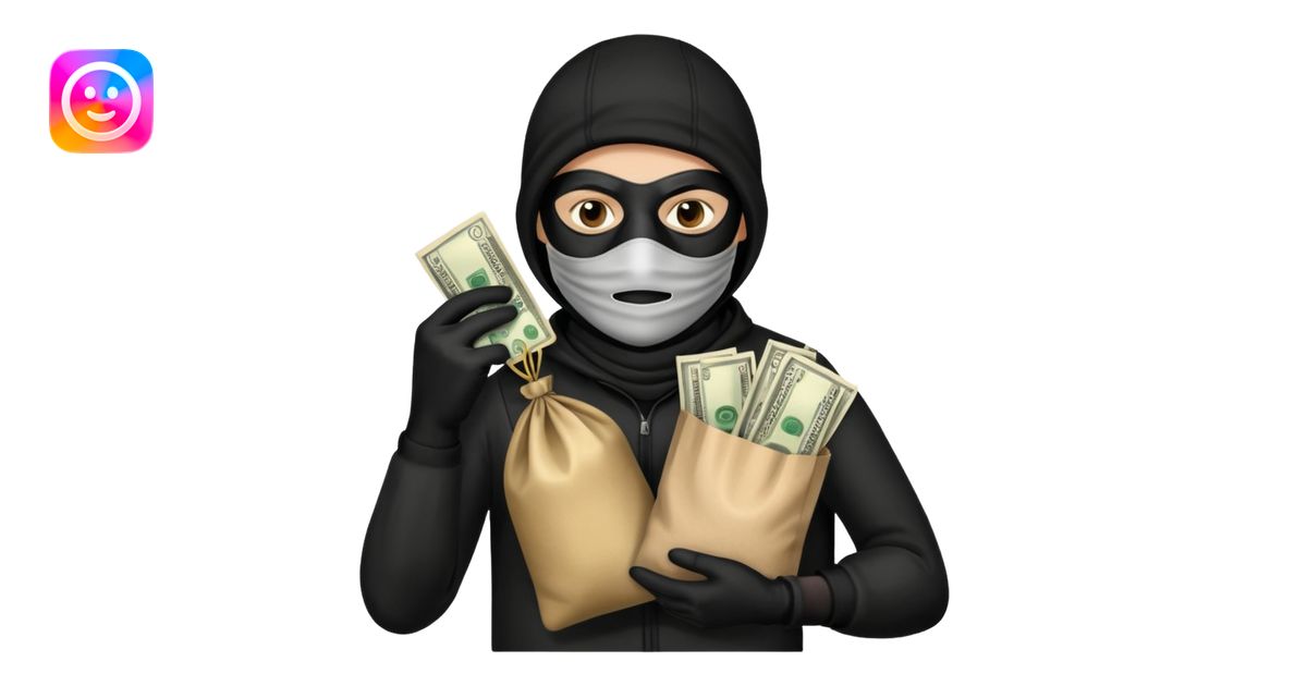 Robber emoji | AI Emoji Generator