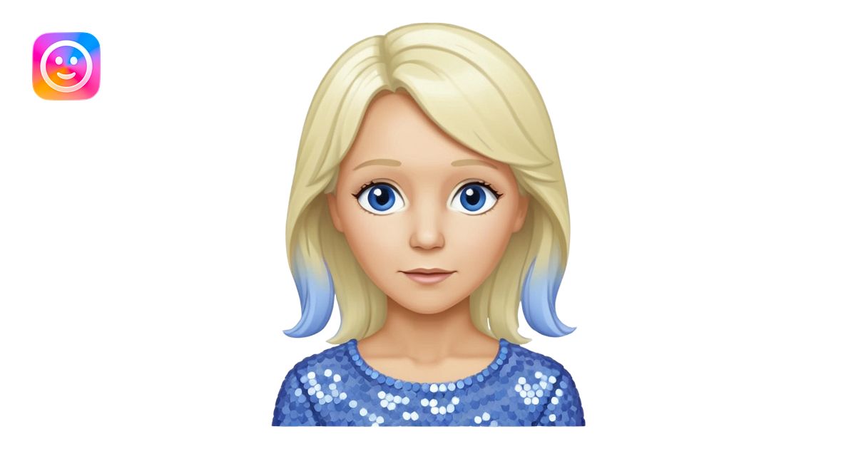 Agnetha Fältskog from ABBA with long platinum blonde hair, periwinkle ...