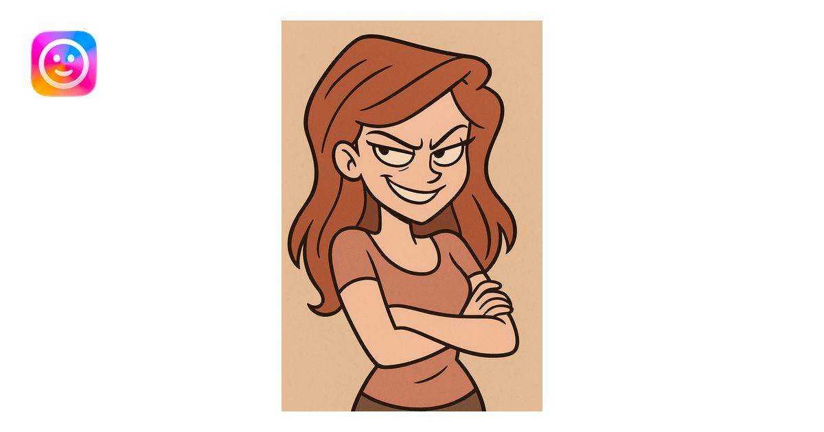 a beautiful girl with a mischievous, sly smile and sharp eyes, bold ...