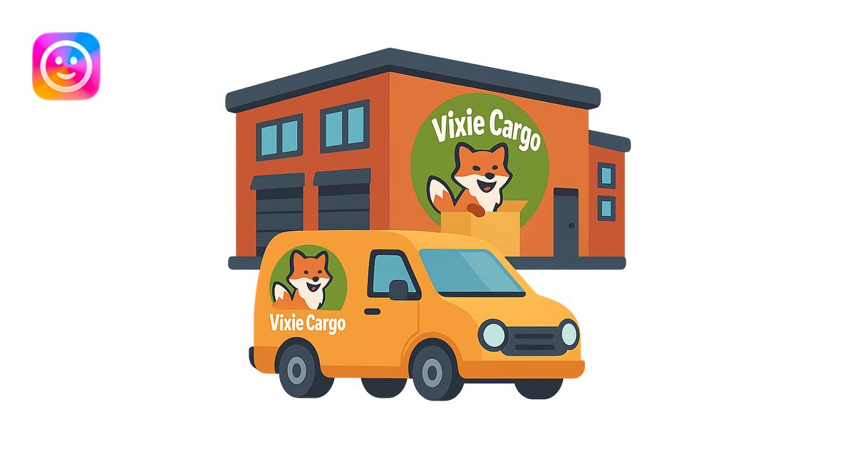 Remove the stroke or outline from the parcel warehouse building emoji ...