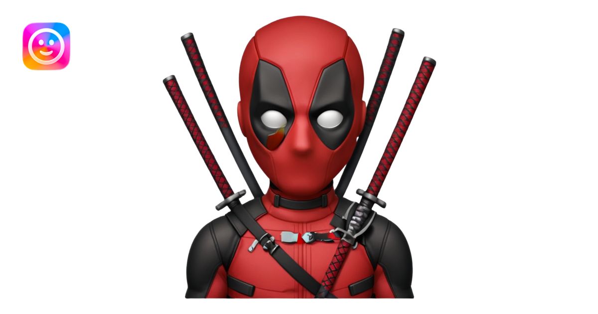 DeadPool from marvel rivals emoji | AI Emoji Generator