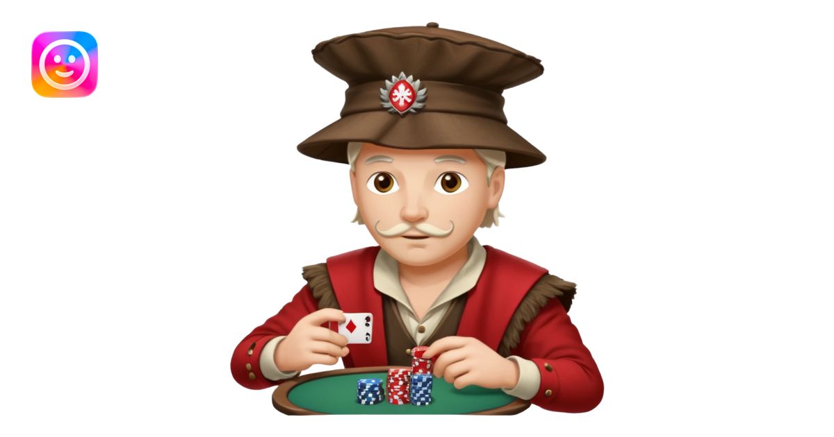 Polish highlander playing poker. emoji | AI Emoji Generator