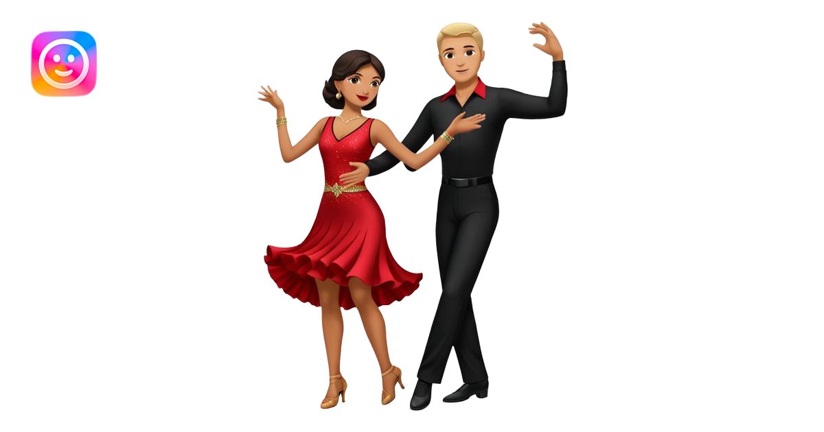 Dancesport professional latin couple dancing the rumba, the women is in ...