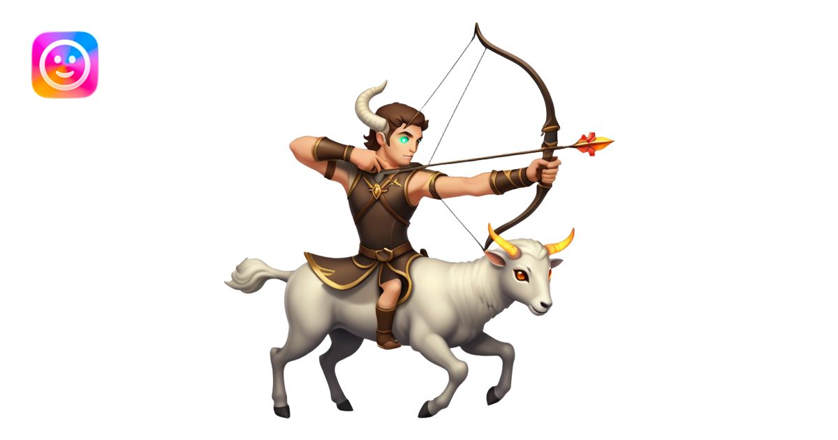 🔥 Concept: Sagittarius vs. Mesha (Aries) Scene Idea for the Emoji or ...