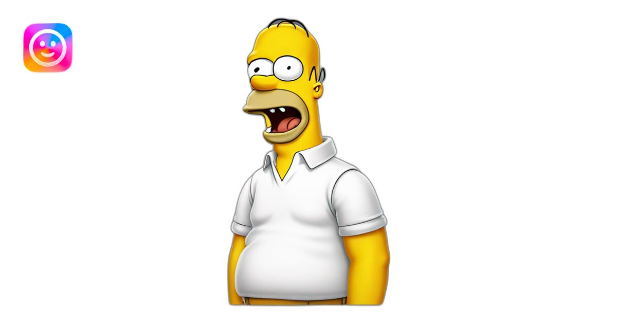 homer simpson mouth drooling emoji | AI Emoji Generator