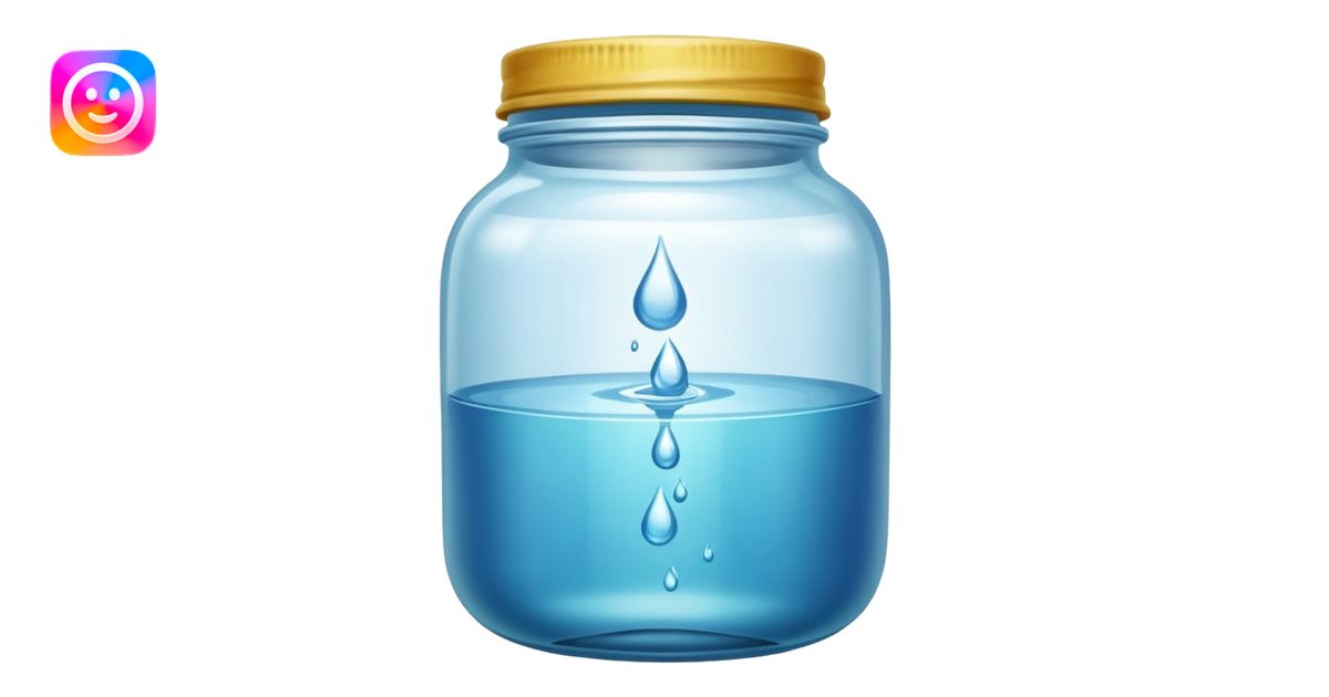 Leaking Jar emoji | AI Emoji Generator