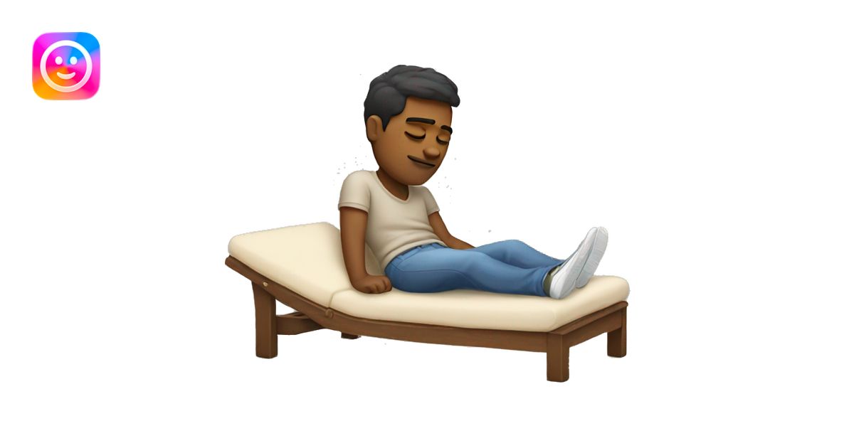 laying lazy boy emoji | AI Emoji Generator