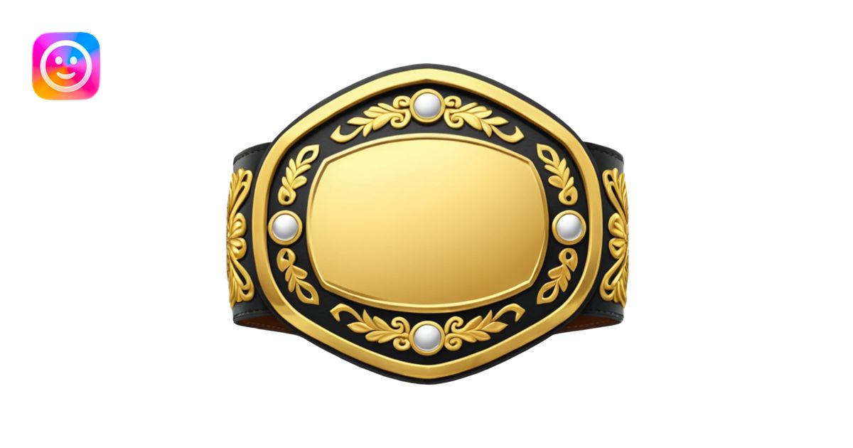 One Championship --Belt emoji | AI Emoji Generator