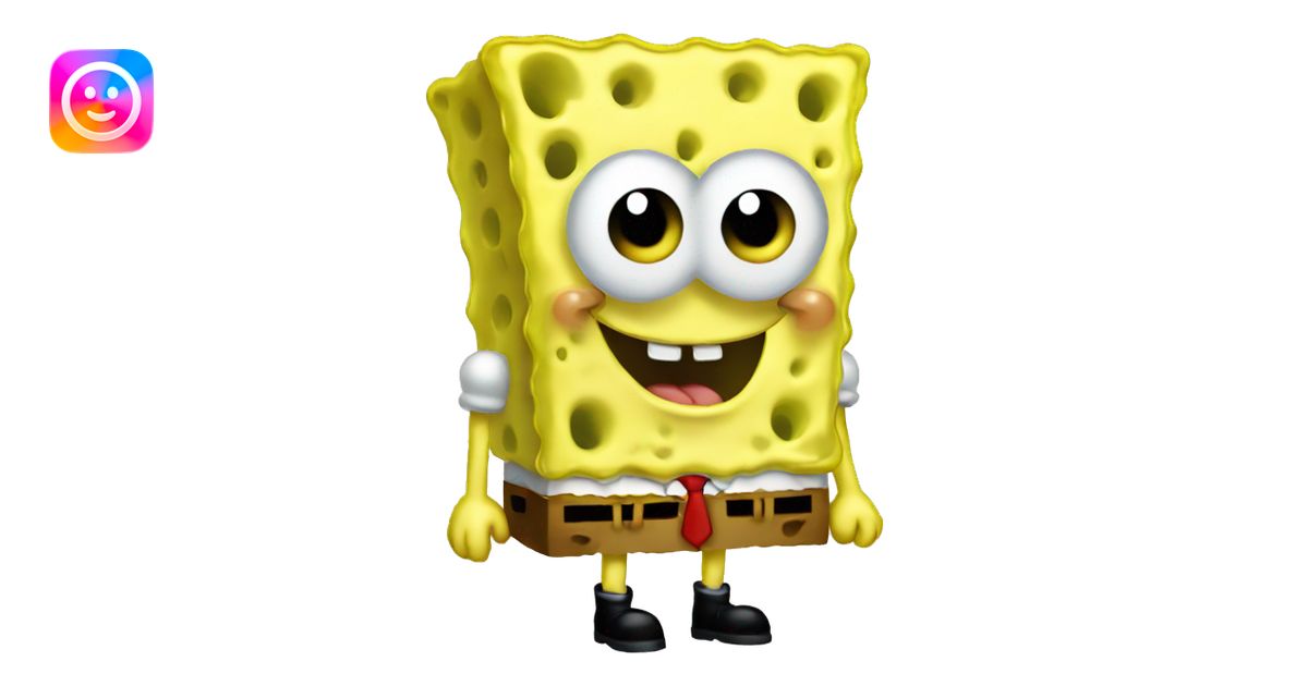 cute and smooth spongeBob emoji | AI Emoji Generator