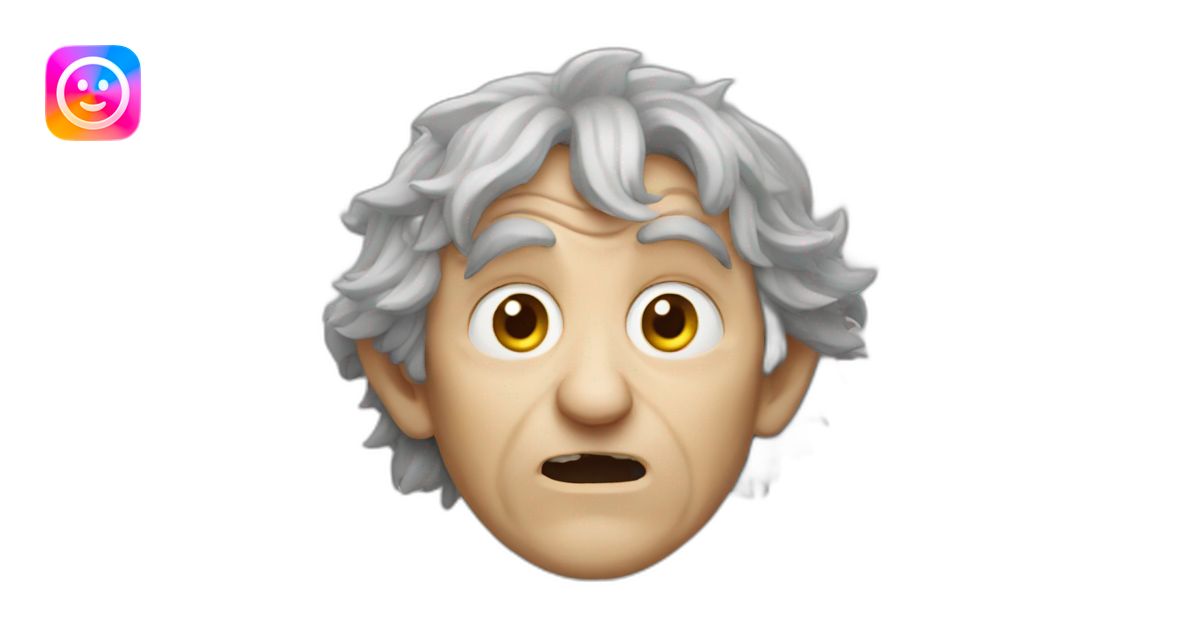 Scary bilbo emoji | AI Emoji Generator