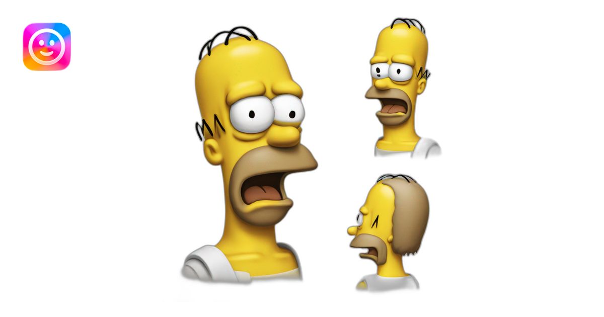 Homer simson emoji | AI Emoji Generator