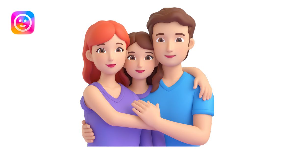 couple posing, close up pose, living room background emoji | AI Emoji ...