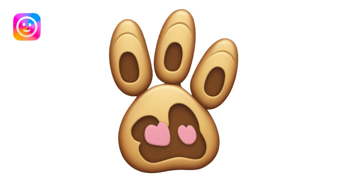 Single paw emoji | AI Emoji Generator