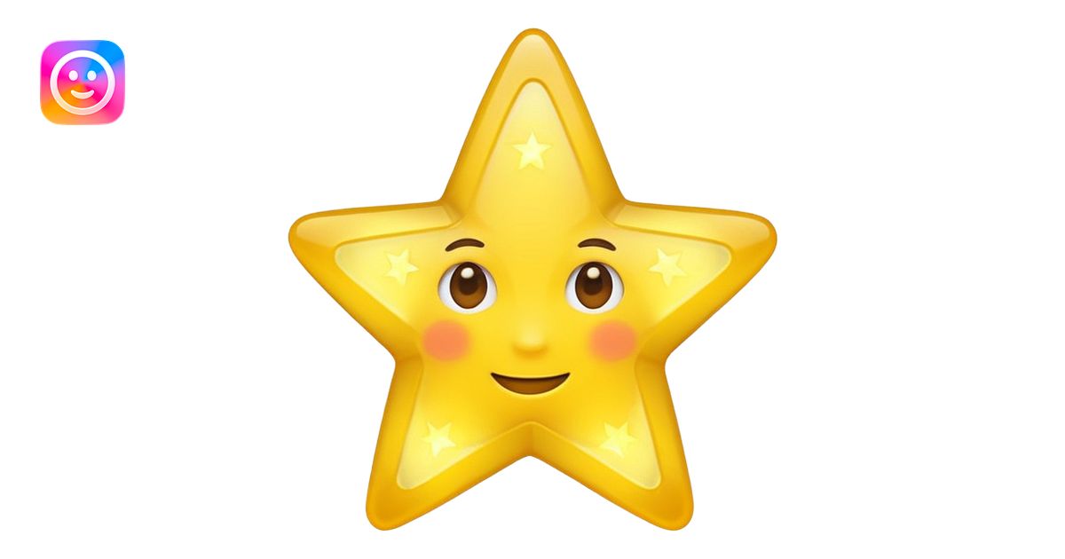 una estrella emoji | AI Emoji Generator