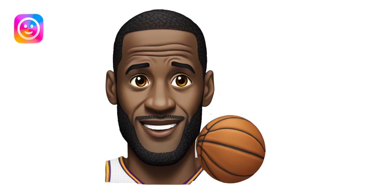 LEBRON WITH KOBE emoji | AI Emoji Generator