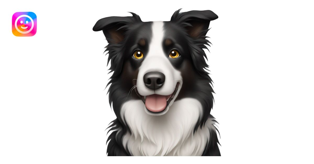 Border collie emoji | AI Emoji Generator
