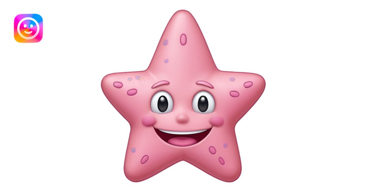 patrick star emoji | AI Emoji Generator
