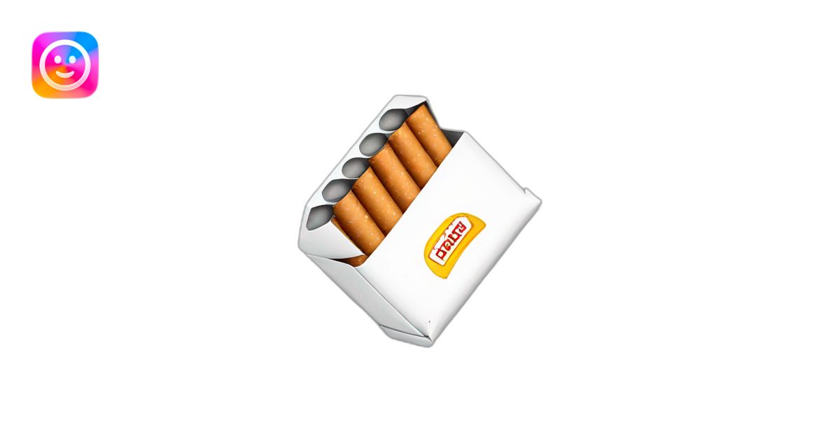 Paquet de cigarettes emoji | AI Emoji Generator
