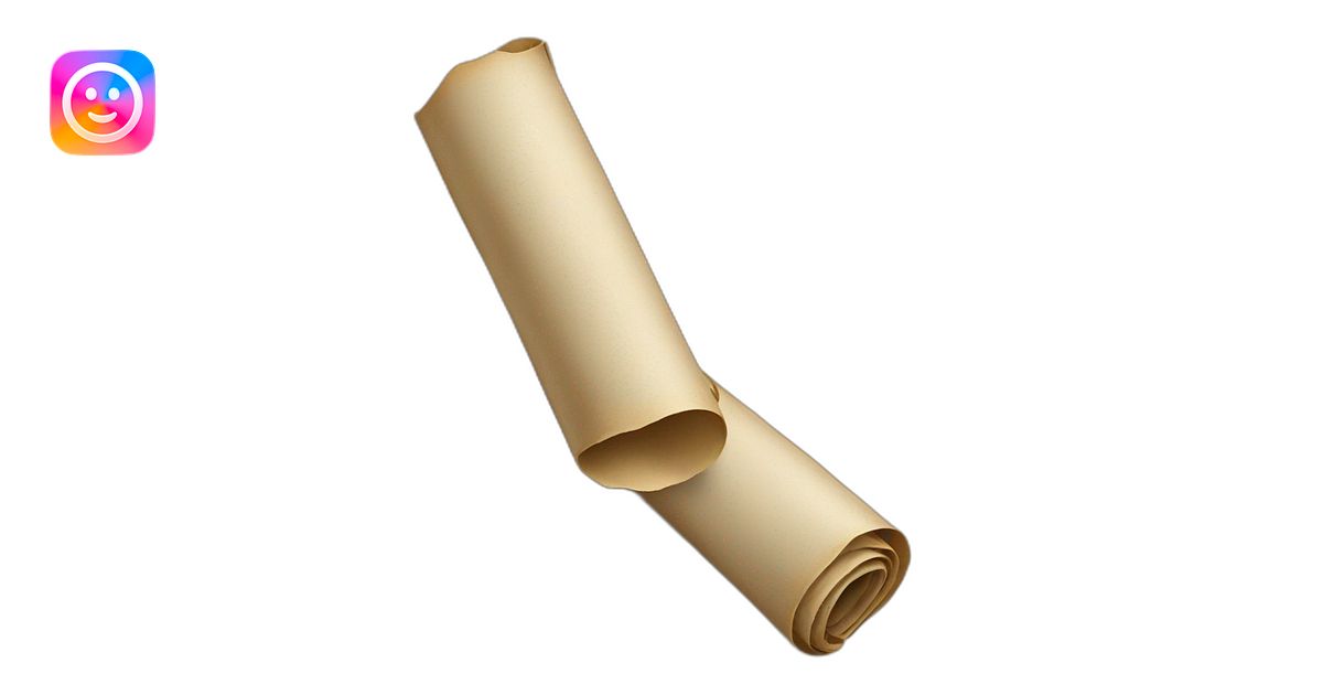 unrolled scroll emoji | AI Emoji Generator