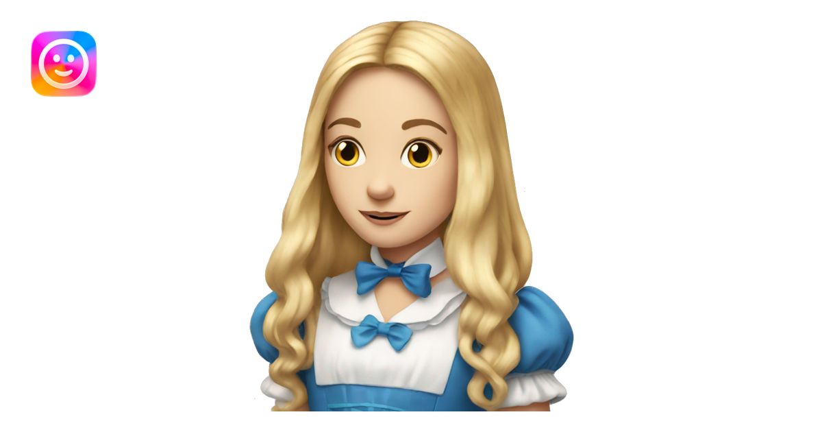 Alice in wonderland emoji | AI Emoji Generator