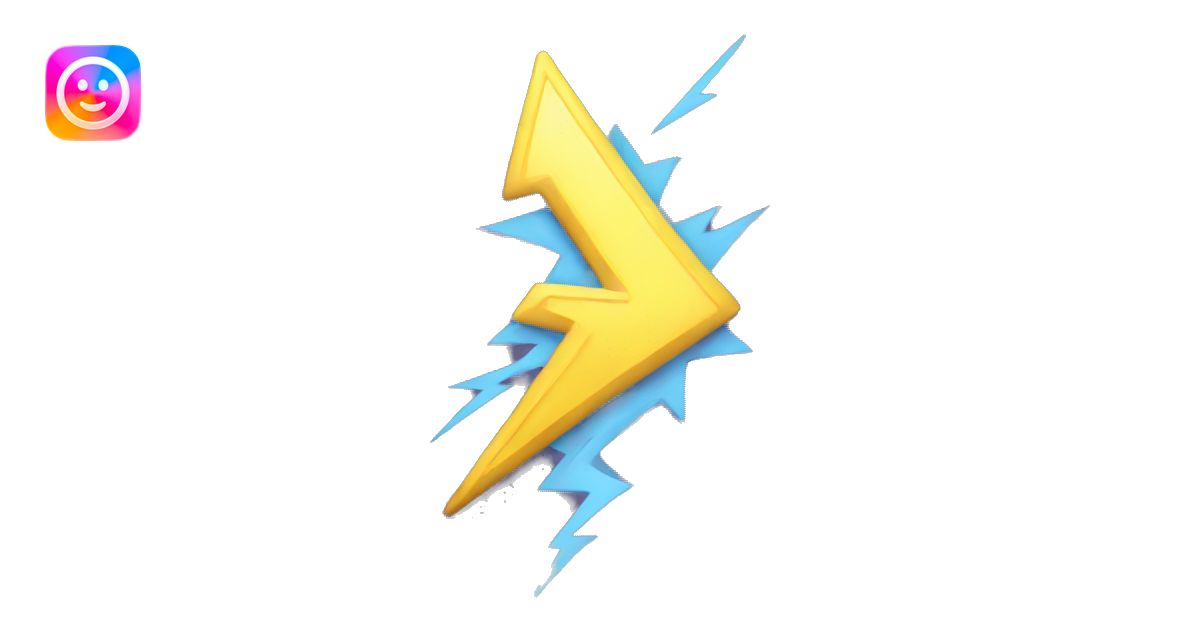 lightning emoji | AI Emoji Generator