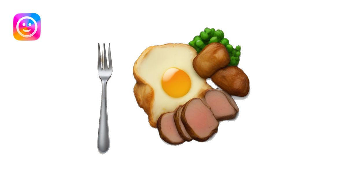 Roast dinner emoji | AI Emoji Generator