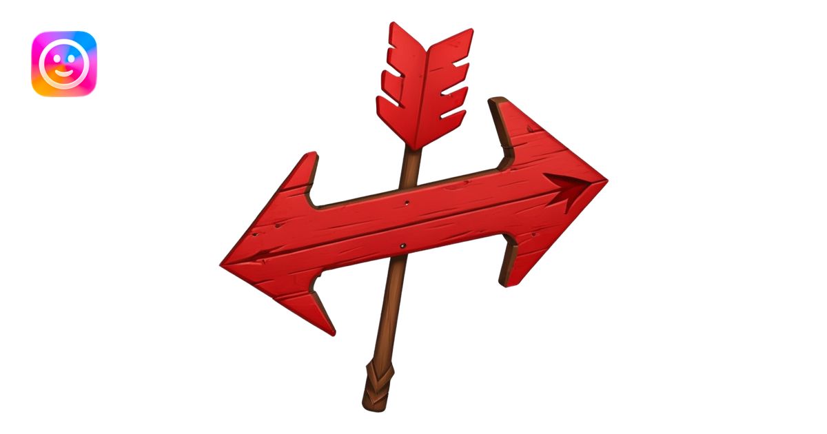 bleeding arrow emoji | AI Emoji Generator
