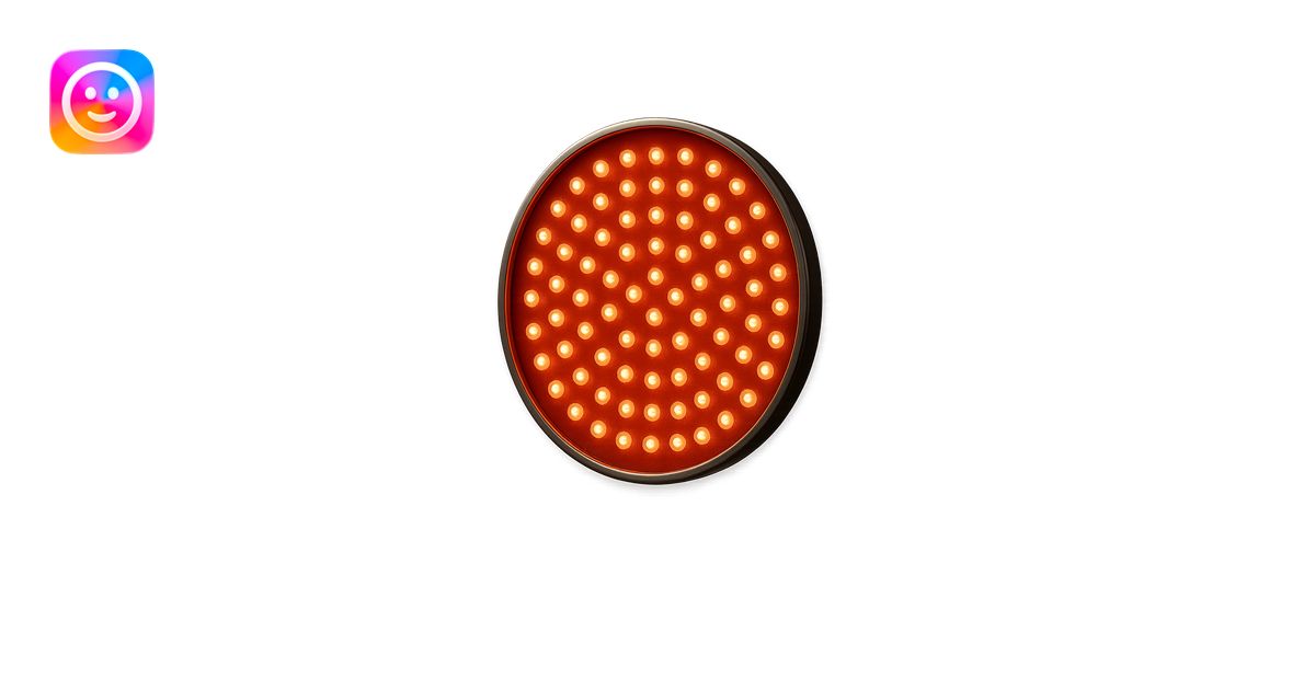 luce rossa led rotonda fluttua in aria, iperrealistica 4k image | AI ...