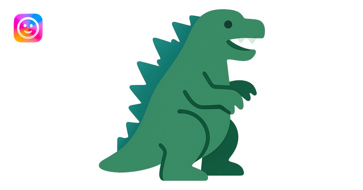 Godzilla icon | AI Emoji Generator