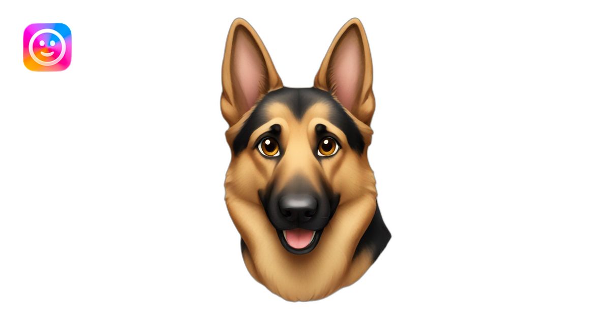 german shepherd emoji | AI Emoji Generator