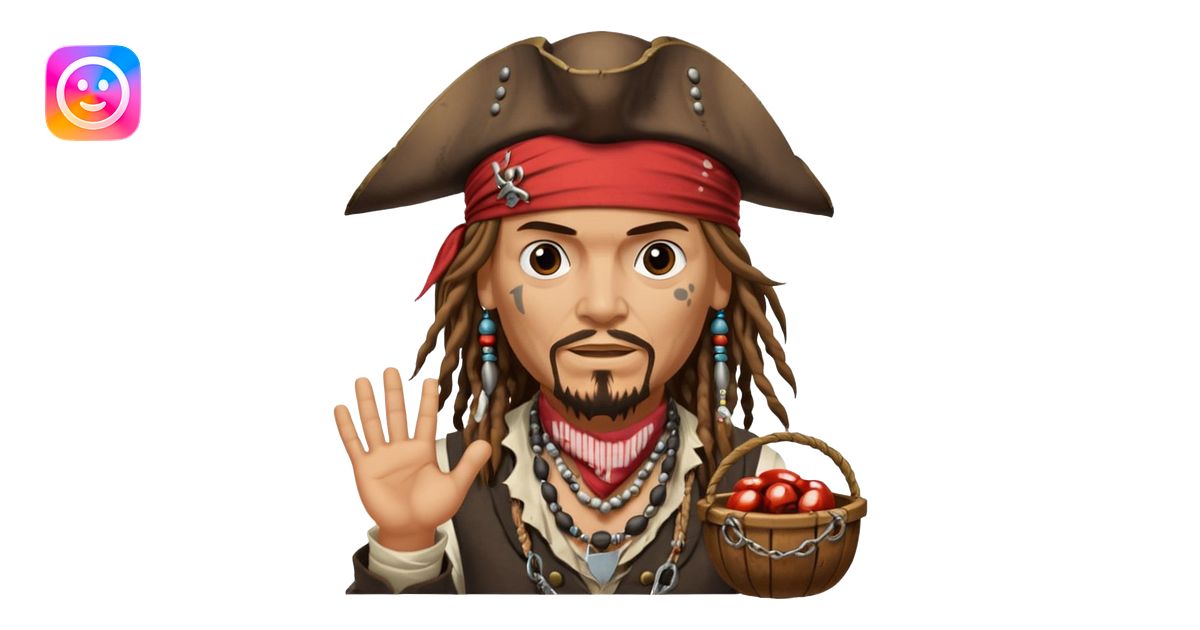 jack sparrow from the film pirates of the caribbean, shooo-ing the ...