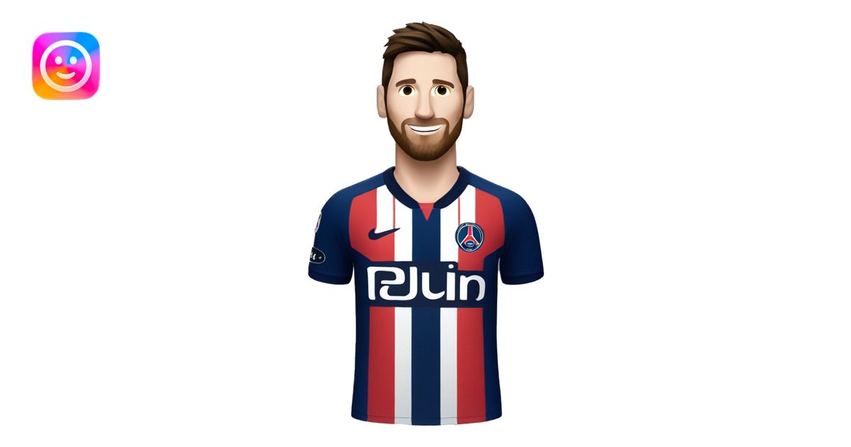 Messi maillot psg emoji | AI Emoji Generator