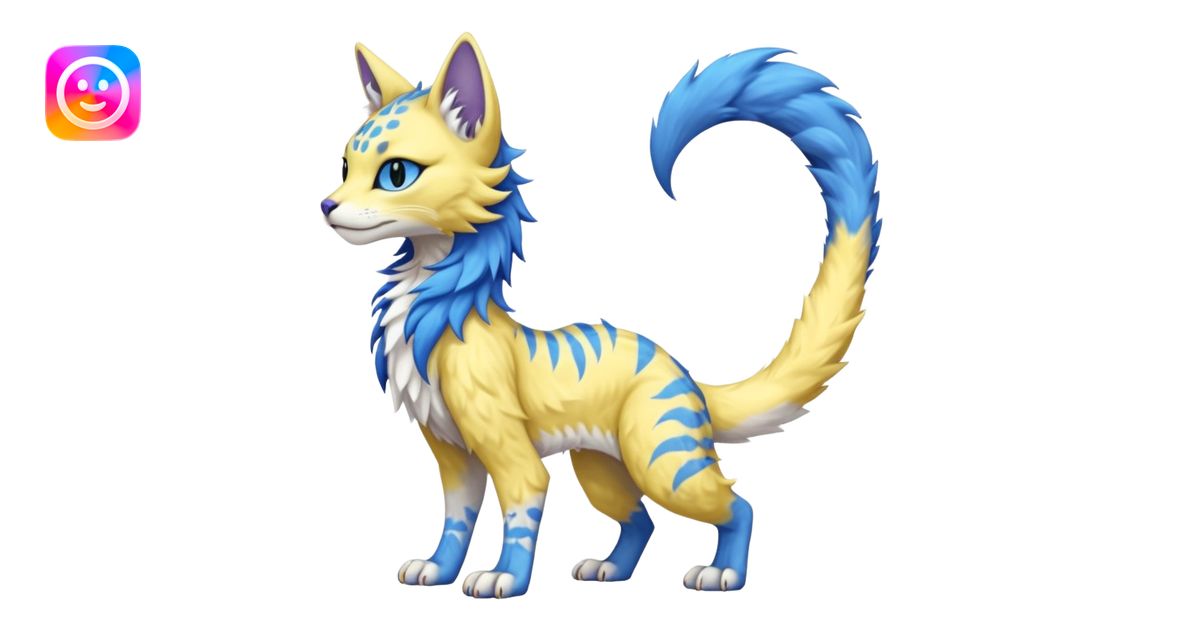Kawaii yellow and blue beautiful pretty elegant divine edgy fantasy ...
