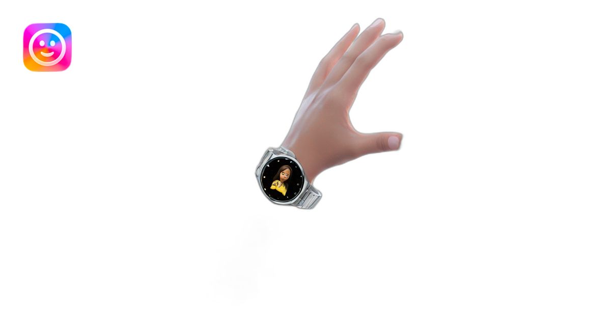 girl checking time on watch emoji | AI Emoji Generator