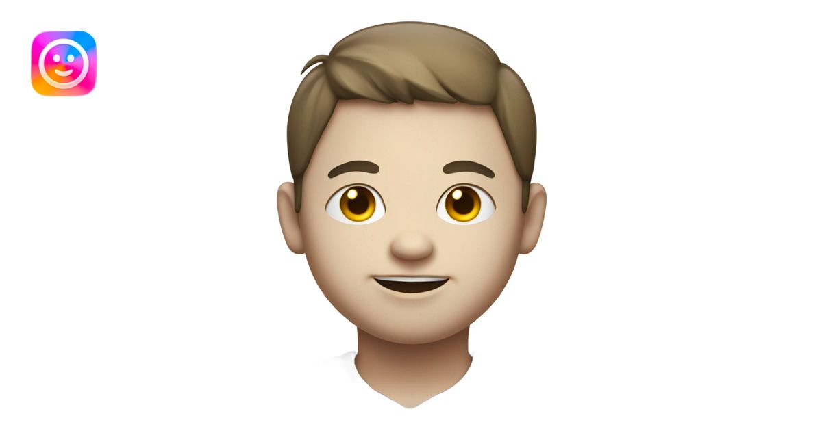 Smiling fat boy face with slit eyes emoji | AI Emoji Generator