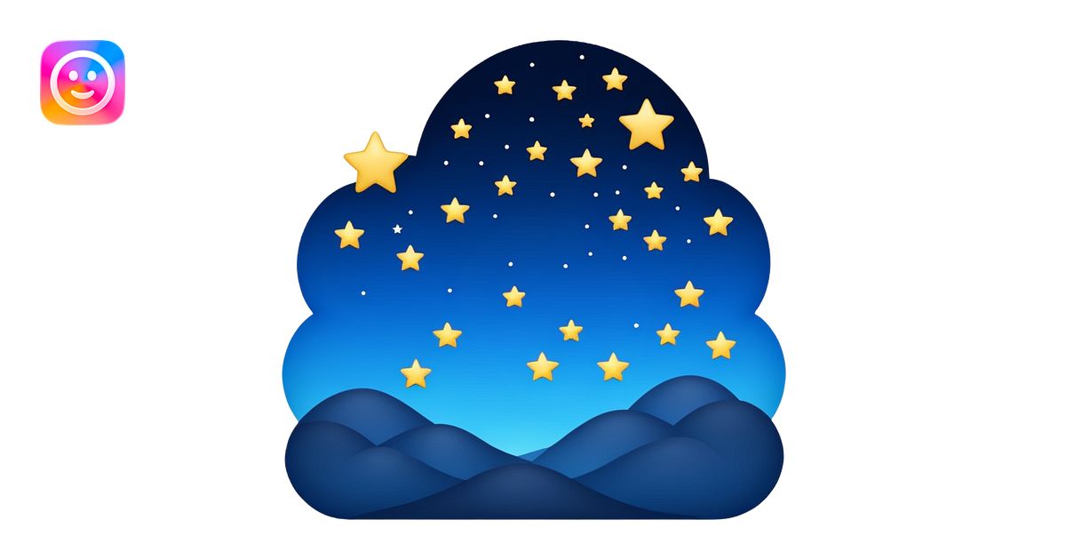 Night Horizon: emoji | AI Emoji Generator