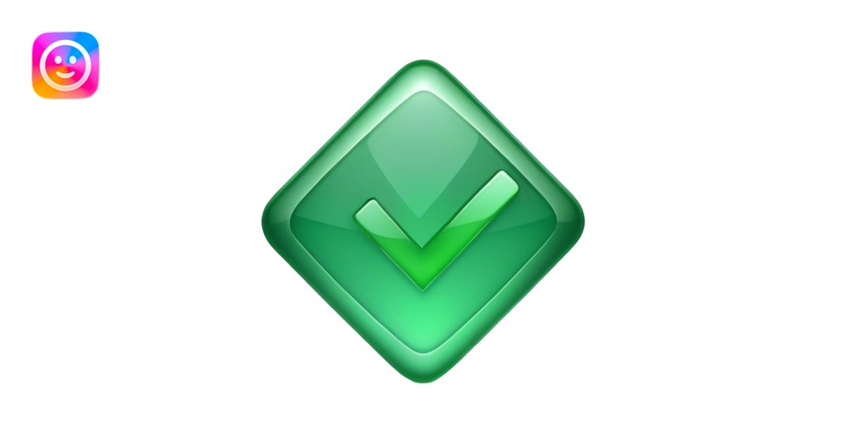 green checkmark symbol emoji | AI Emoji Generator