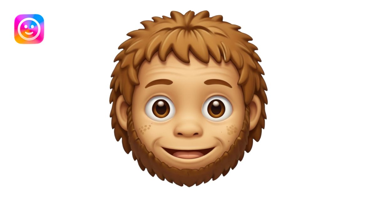 cartoon baby Neanderthal crawling emoji emoji | AI Emoji Generator