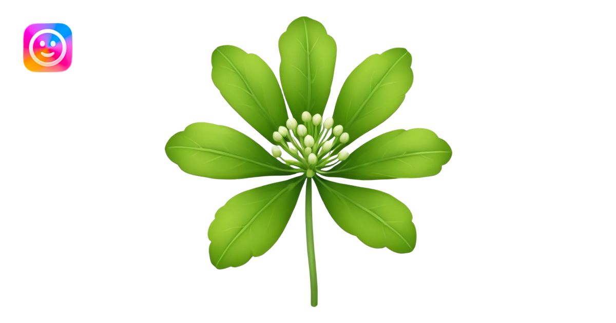 Galbanum flower emoji | AI Emoji Generator