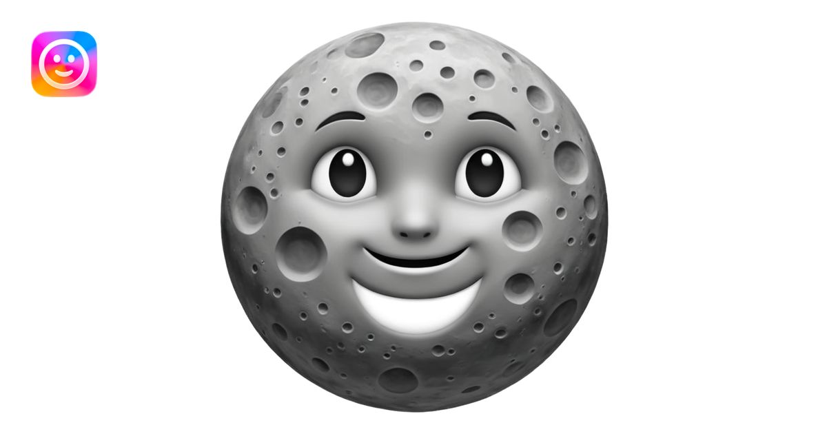 Moon with different shade emoji | AI Emoji Generator