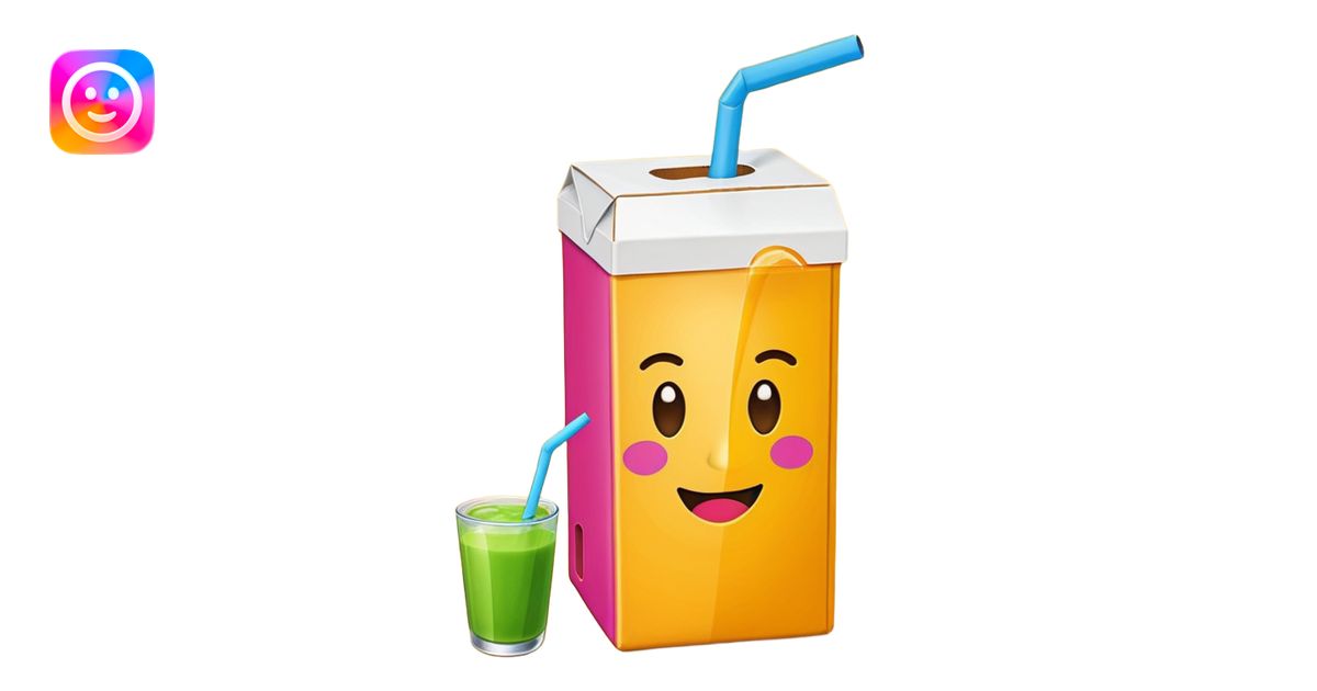 Juice bix emoji | AI Emoji Generator