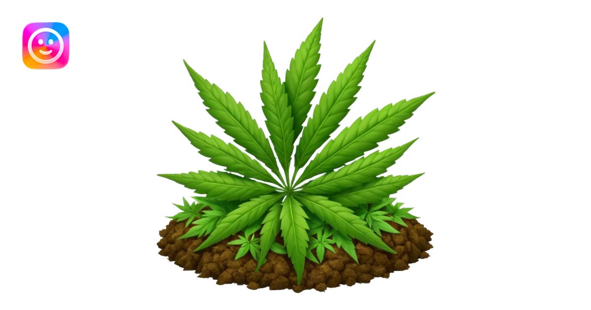 Weed emoji | AI Emoji Generator