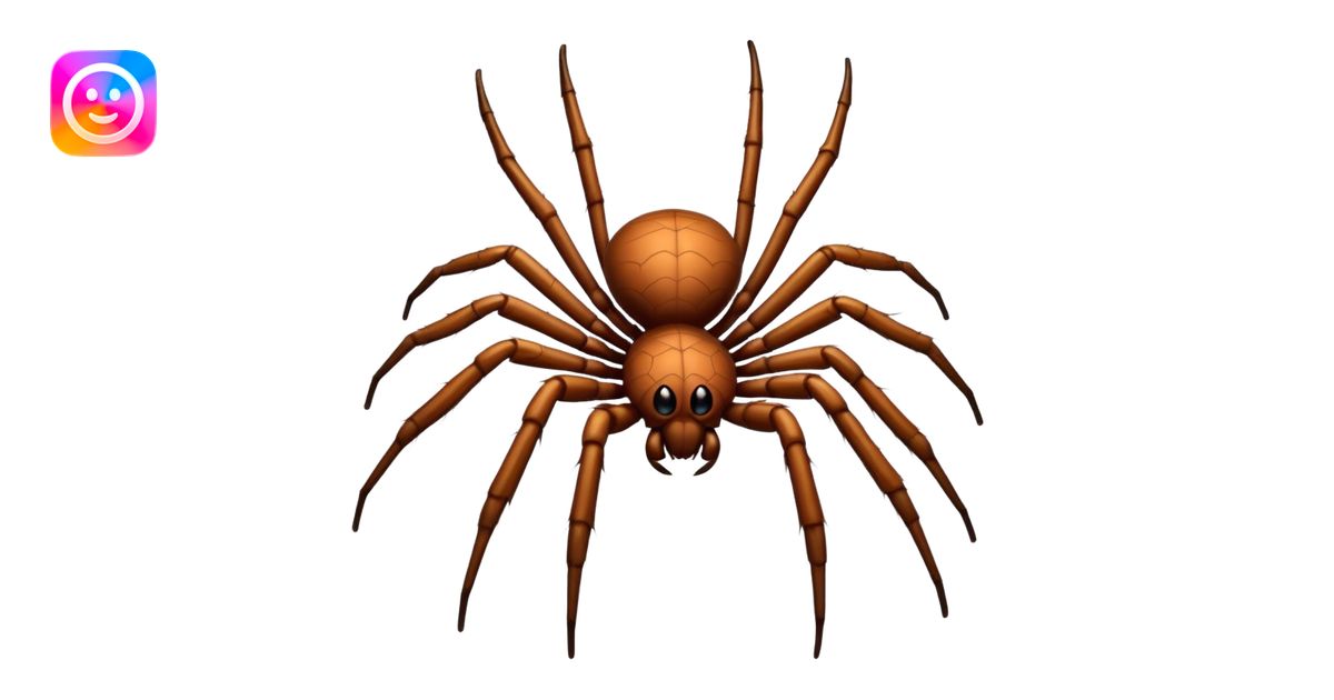 Make a spider crawling emoji | AI Emoji Generator