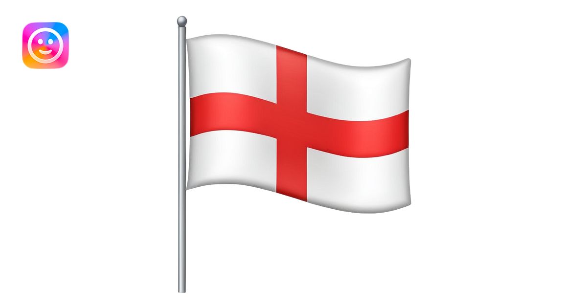 Flag red background red cross emoji | AI Emoji Generator