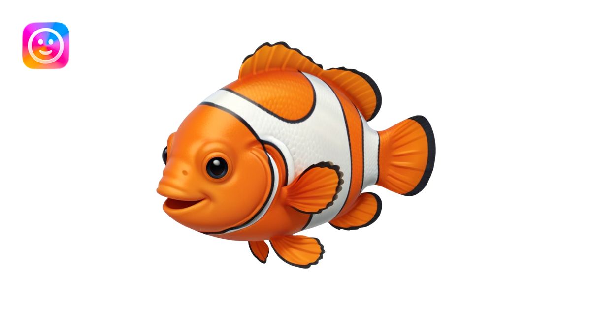Nemo clownfish emoji | AI Emoji Generator